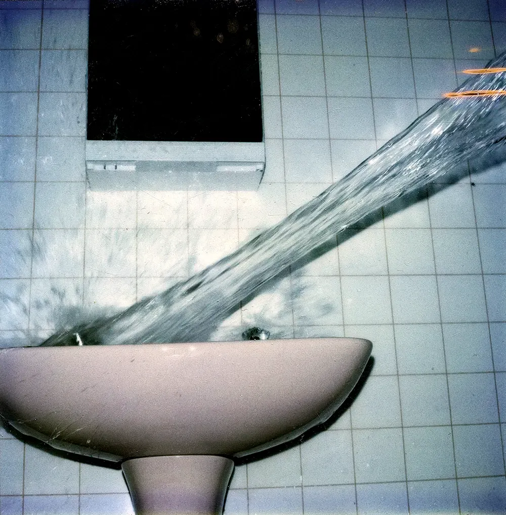 Lodger Album Cover Polaroid - 1979 - The Duffy Archive